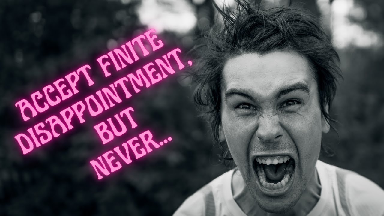 We must accept finite disappointment, but never lose infinite hope ...