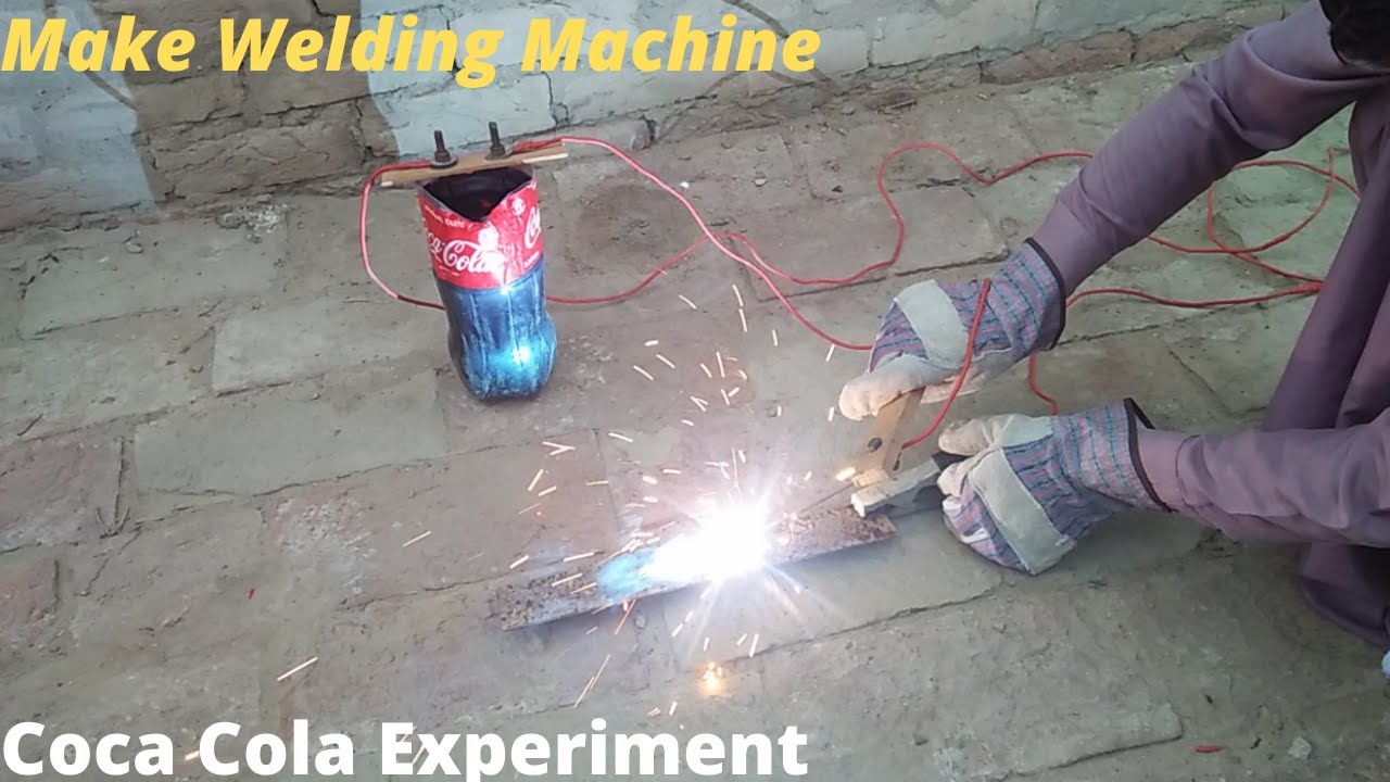 Coca Cola Welding Machine Coca Cola Salt Water Welding Machine at home ...