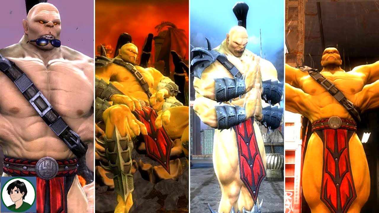 Mortal Kombat Komplete Edition - Goro Performs All Victory Poses - YouTube