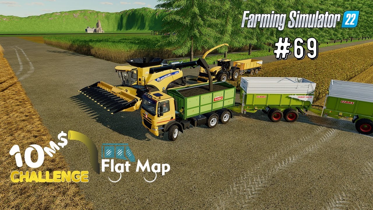 farming Simulator 22 fs22 timelapse Ep #69 Flat Map fs22 Mods - YouTube