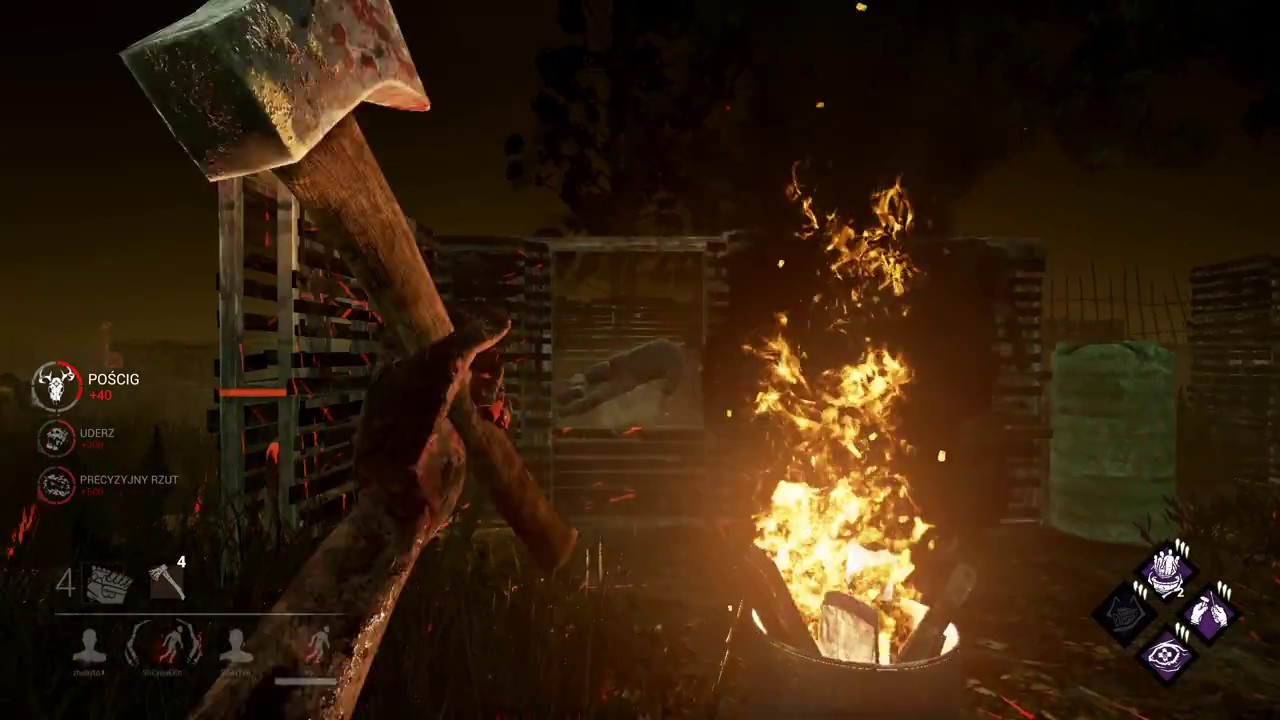 Dead by Daylight , machinegun hatchets Huntress - YouTube