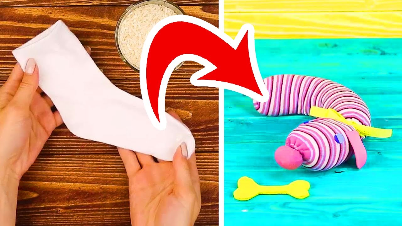 10 CUTEST SOCK CRAFTS AND HACKS - YouTube