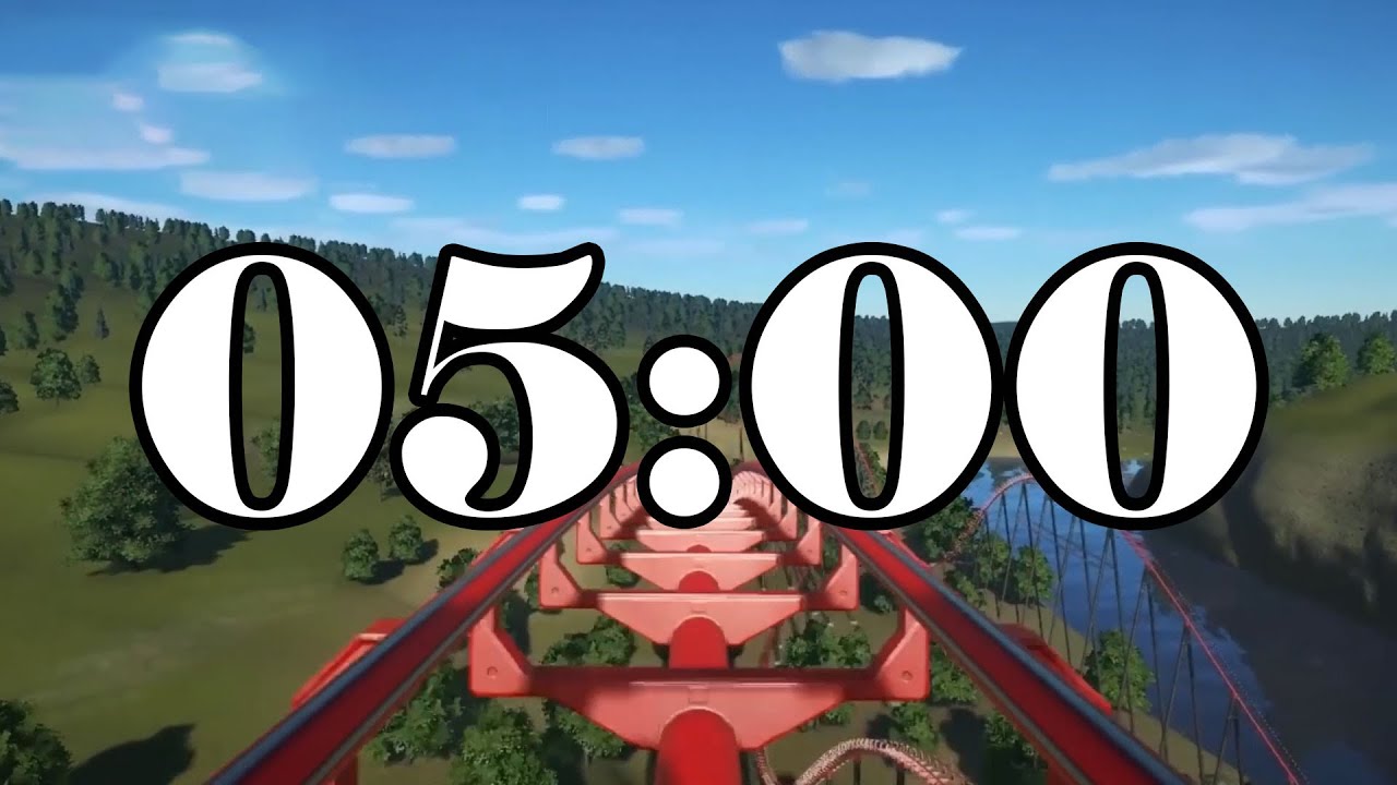 5 Minute Timer | Roller Coaster Timer For 5 Minute | ADHD Creative ...