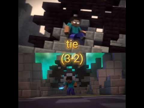 Herobrine (creative mode) VS Steve (creative mode) - YouTube