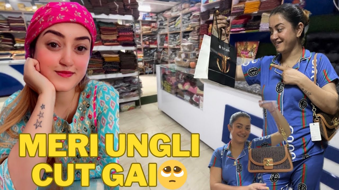 CUTTER SE UNGLI CUT GAI 😞…BHUT ROYI 🥺 - YouTube