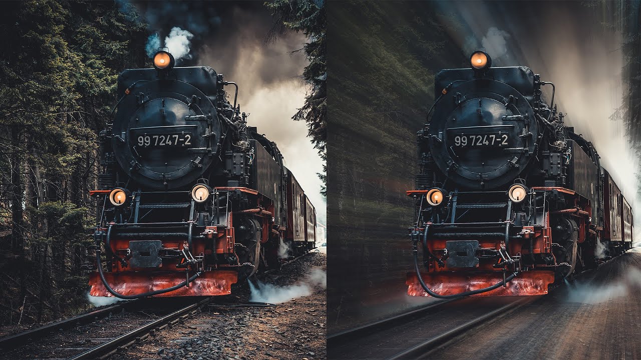 How to Create Super Speed Effect in Photoshop - YouTube