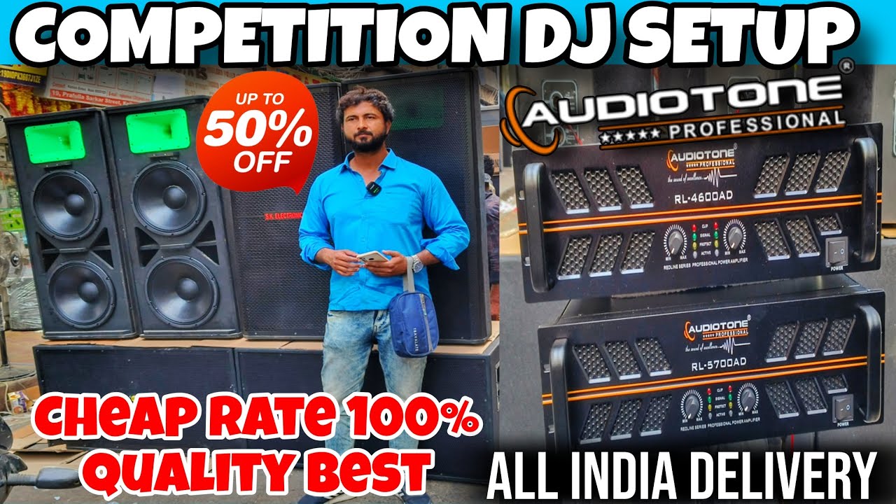 Audiotone Pick up 🔥 Dj setup 🤩 4 Top 4 bess , High quality Dj setup 🔥 ...