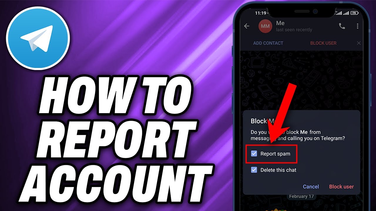 How To Report Telegram Account - Quick Help - YouTube