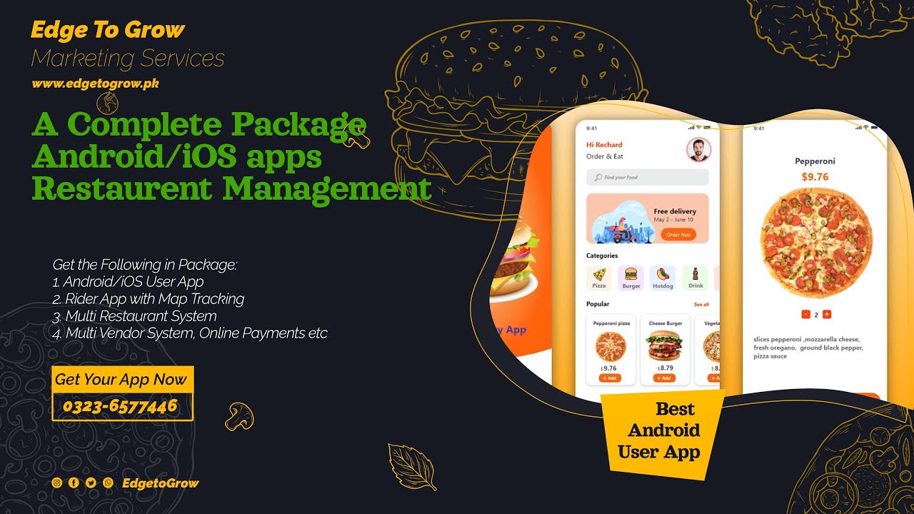 Multiple Restaurant Food Delivery | Edge To Grow | Overview - YouTube