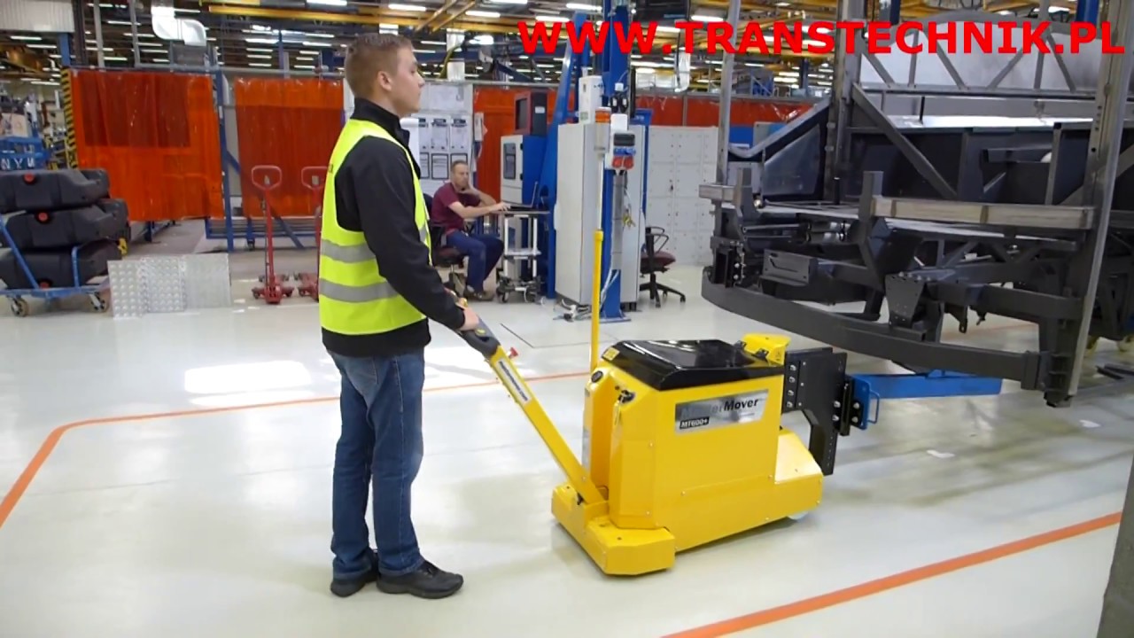 Akumulatorowy ciągnik przemysłowy MasterMover typ MT600+ - YouTube