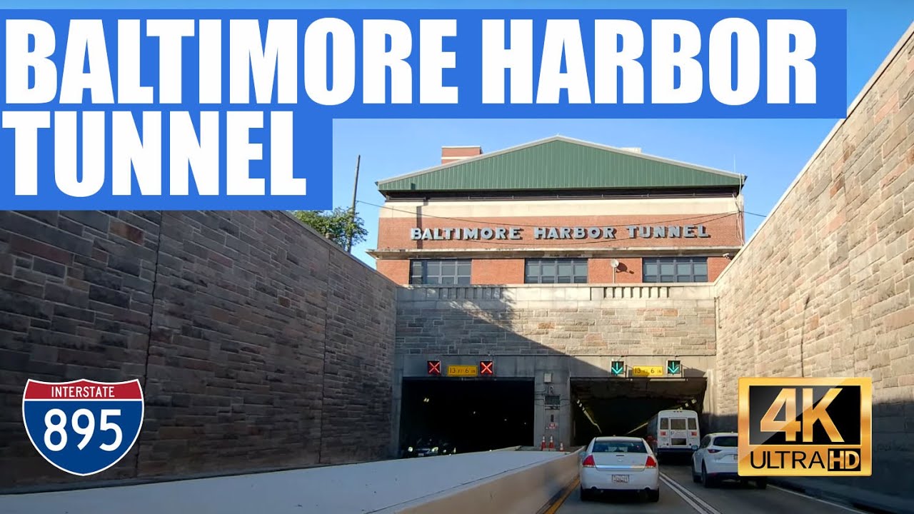 Baltimore Harbor Tunnel drive (4K) - YouTube