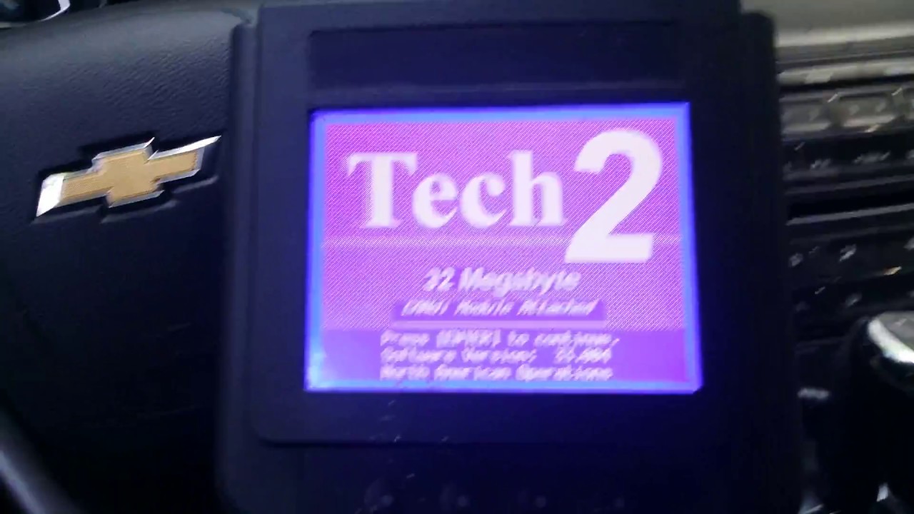 How to check SRS with a Tech 2 - YouTube