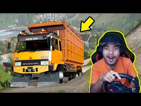 DUMP TRUCK FUSO MUAT SAWIT FULL NANJAK - ETS2