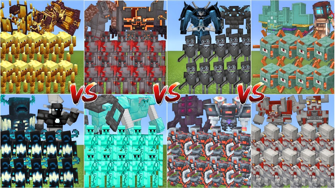 THE STRONGEST ALLIANCE TOURNAMENT IN MINECRAFT MOB BATTLE - YouTube