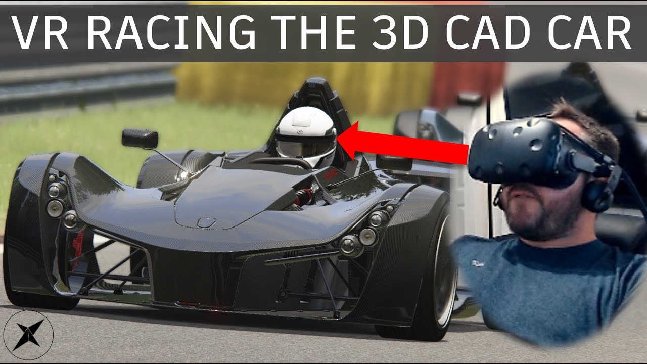 VR Sim Racing the BAC Mono - the car partly designed using Autodesk ...