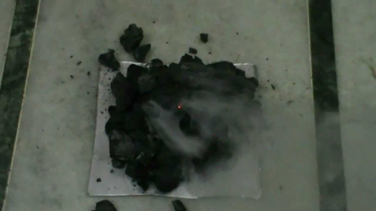 Self Firing Wood Charcoal - YouTube