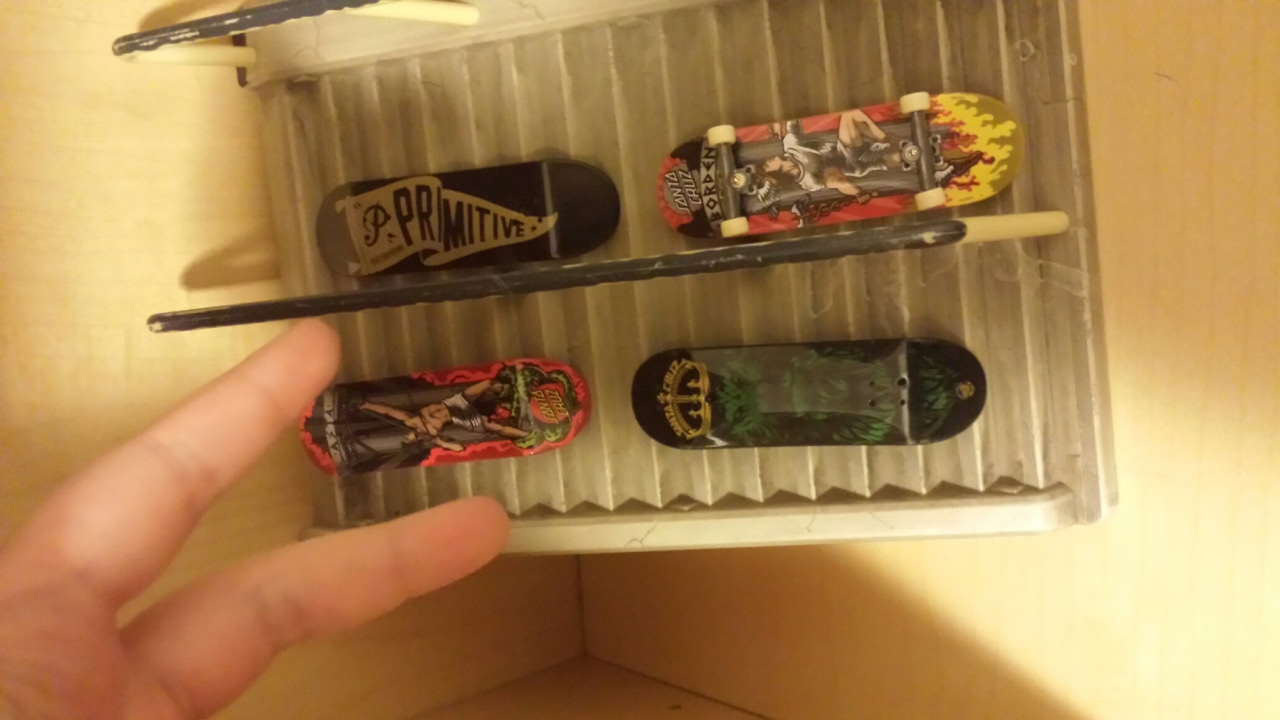 Playing With My Tech Deck - YouTube