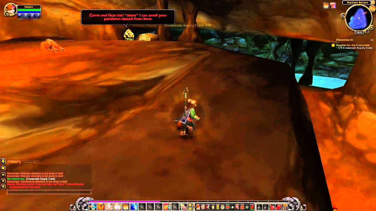 World of Warcraft Supplies For The Crossroads Quest - YouTube