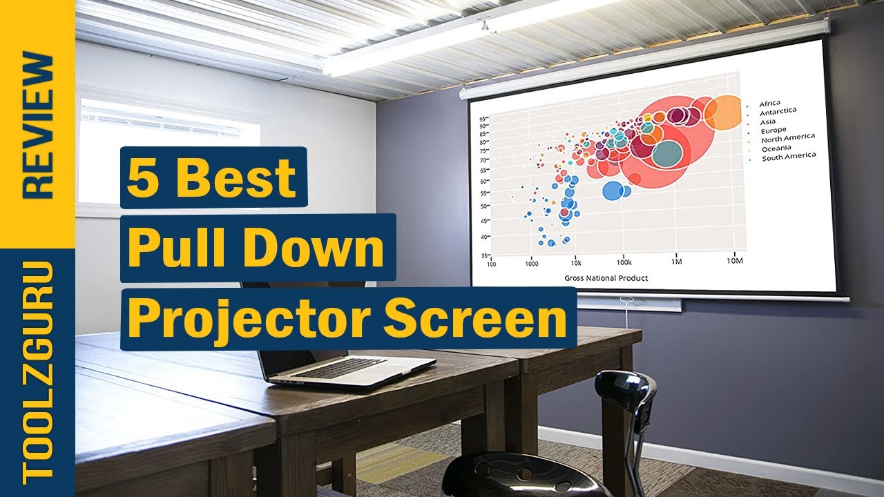 Best Pull Down Projector Screen On 2024 - YouTube