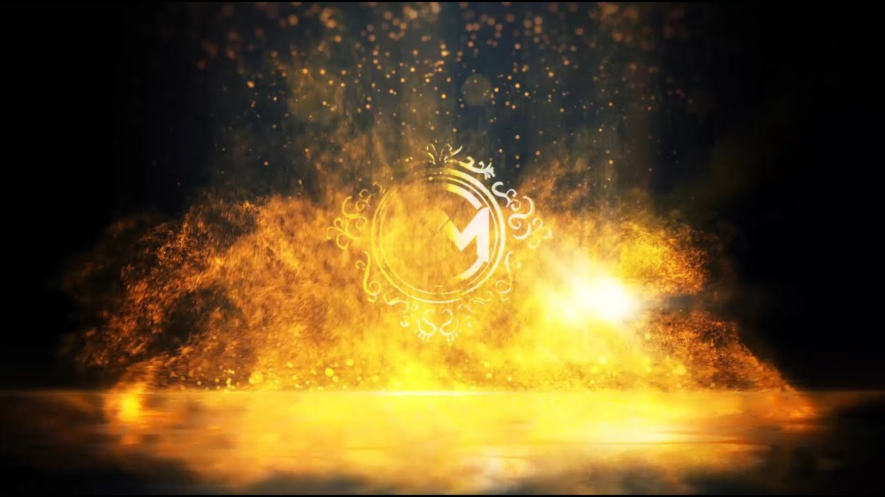 2D | GOLDEN GLITTERS EFFECTS LOGO REVEAL | AFTER EFFECTS TEMPLATES ...