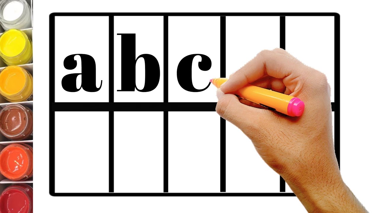 Learn how to write alphabets | abcd writing | abcd in English | A to Z ...