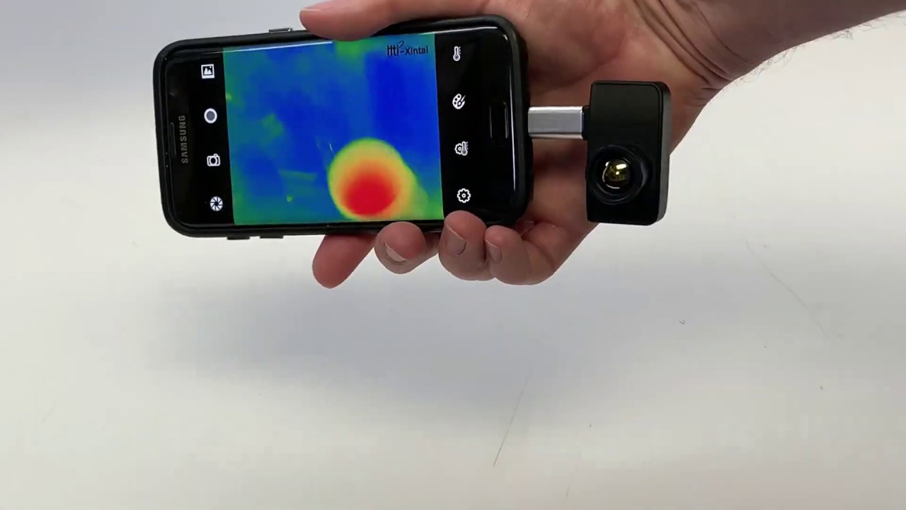 Vividia HT-301 Thermal Imaging Camera for Android Phones - YouTube