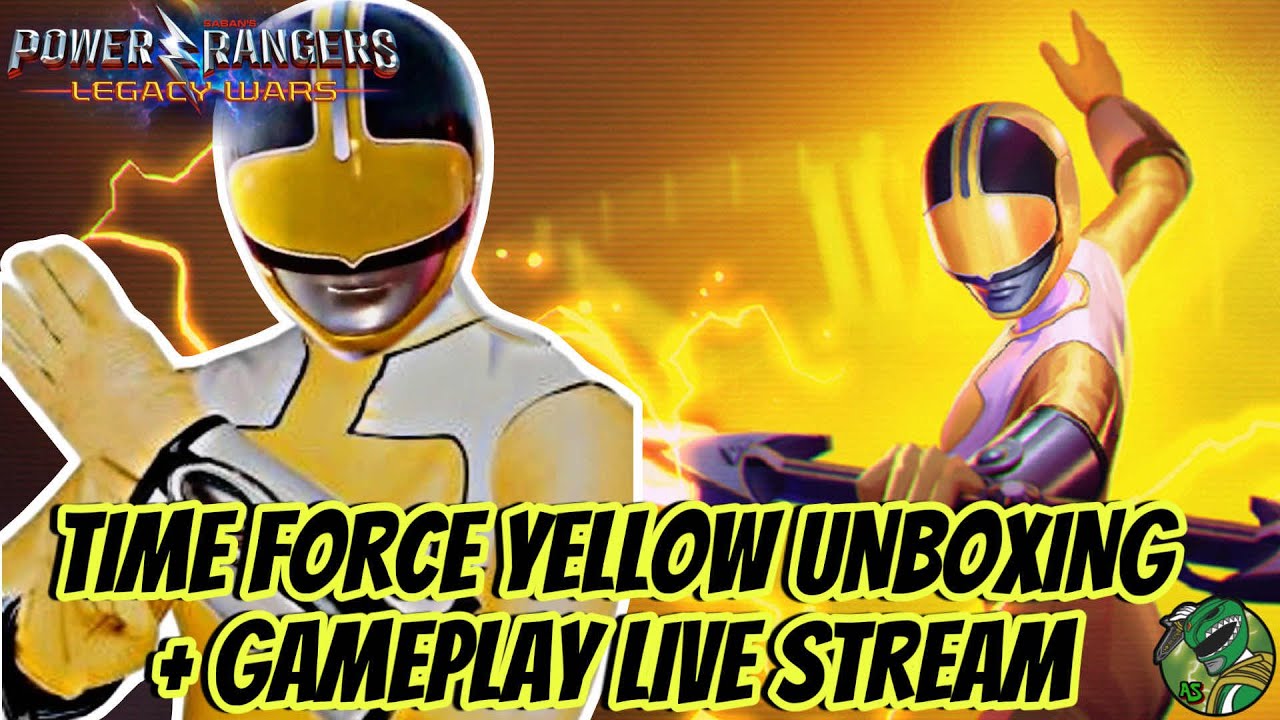 Time Force Yellow Unboxing + Gameplay LIVE STREAM PART 2 - Power ...