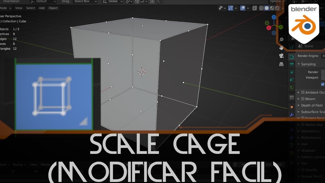 Scale Cage en Blender 2.9 - Consejos Rápidos - YouTube