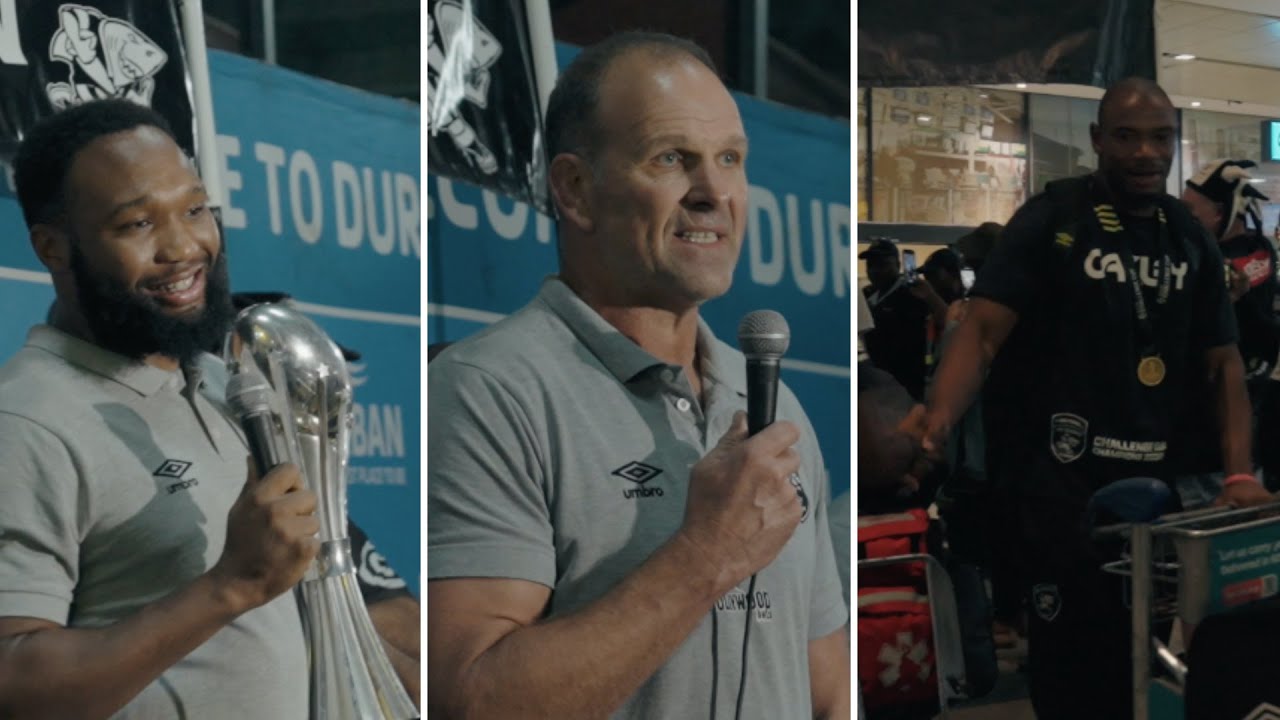 Hollywoodbets Sharks Return With EPCR Challenge Cup Trophy | King Shaka ...