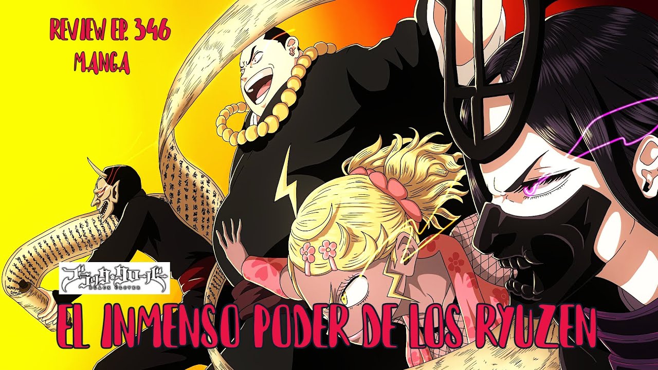 BLACK CLOVER #346 😮 EL PODER DE RYUYA!! EL DRAGÓN DE 5 CABEZAS ES ...