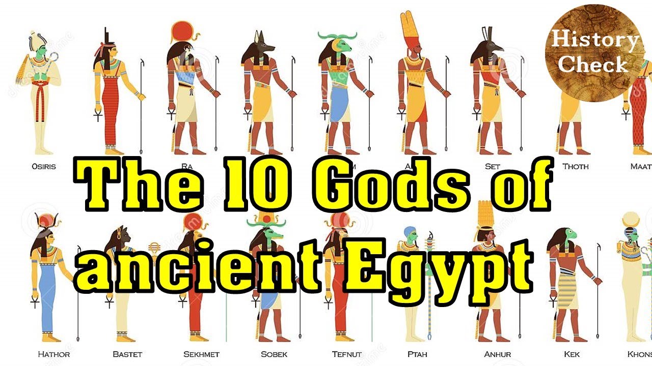 The 10 Most Important Gods of Ancient Egypt! - YouTube