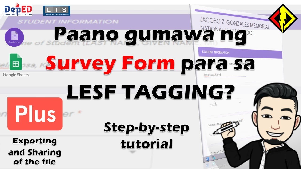 How to make SURVEY FORM for LESF TAGGING (FULL TAGALOG TUTORIAL 2020 ...
