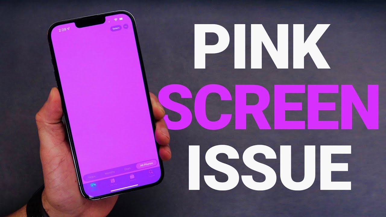IPhone Pink Screen Issue YouTube iphone-pink-screen-issue-youtube
