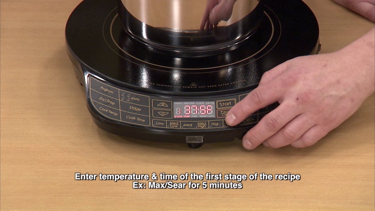 NuWave PIC Platinum - Stage Cooking - YouTube