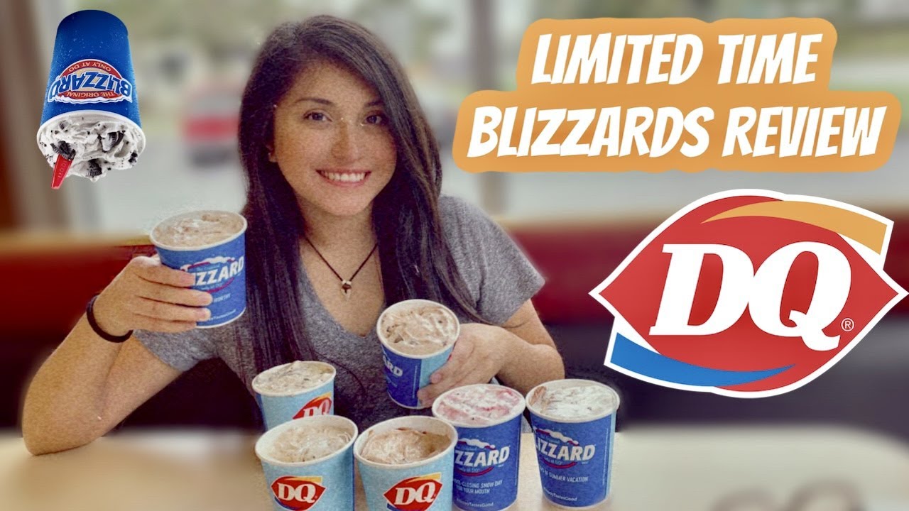 REVIEWING DAIRY QUEEN'S LIMITED TIME BLIZZARDS!!! - YouTube