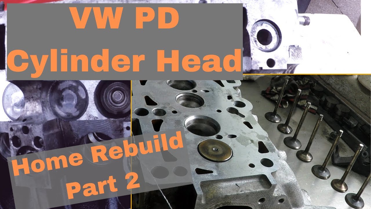 VW PD Cylinder head Home Rebuild - Part 2, Fitting Stem Oil Seals, re ...