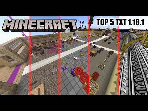 5 NAJLEPSZYCH TXT MINECRAFT 1.18.1 - YouTube