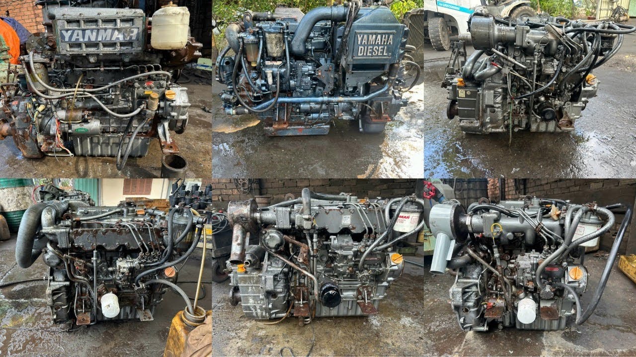 Tổng hợp Các Loại Động Cơ Tàu Thủy 4PH-HT 4JH3 MD386KUH 3JH 4JH-HTZ ...