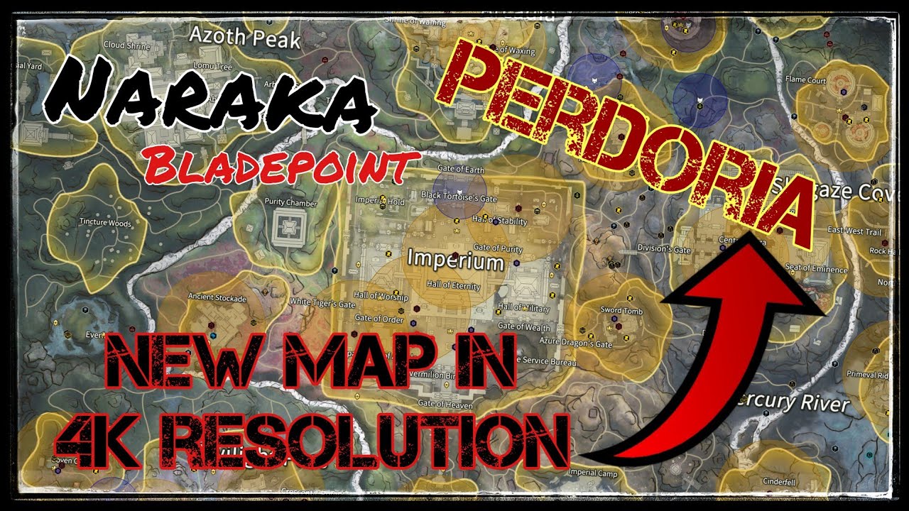 Naraka Bladepoint - New map Perdoria, 4K resolution, High Resource Zone ...
