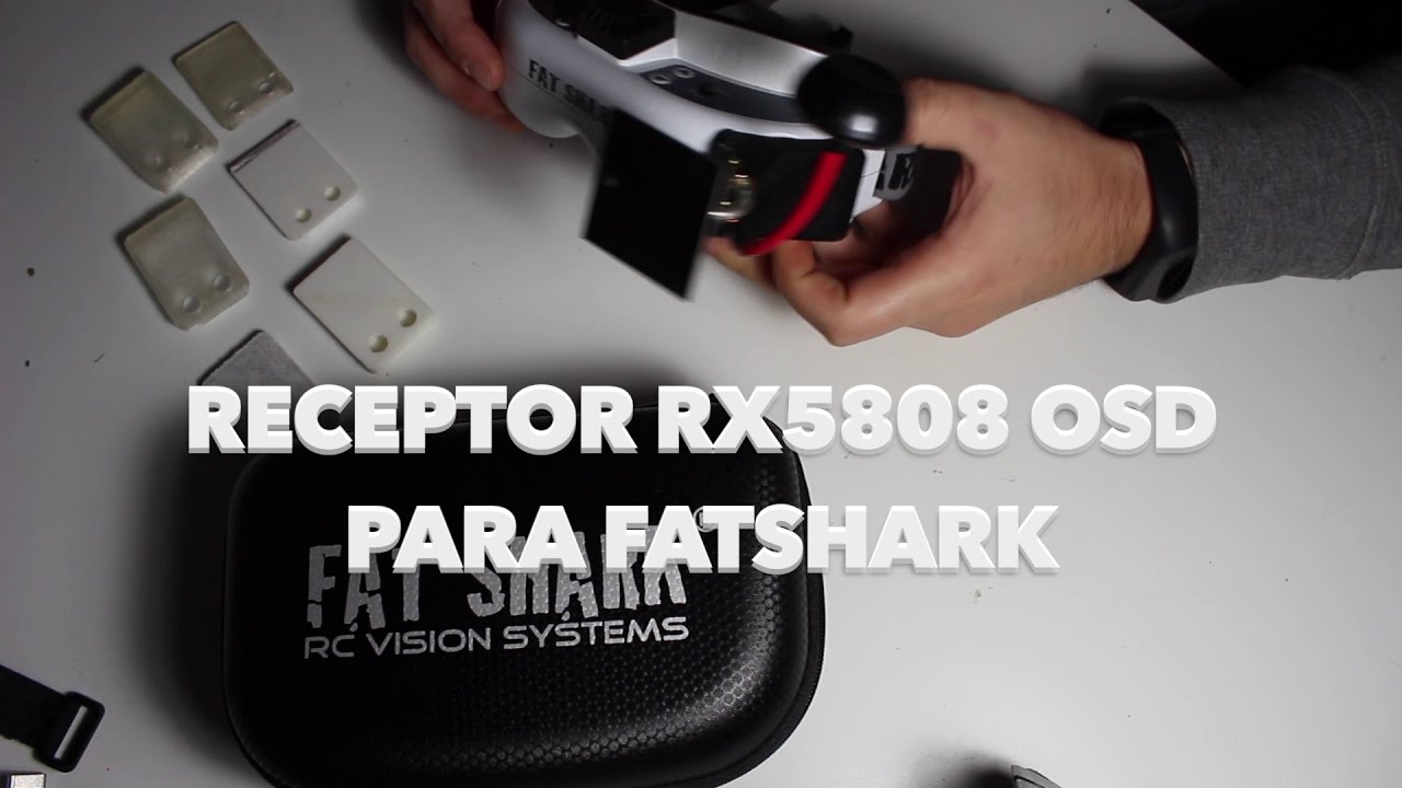 Receptor RX5808 Lite con OSD para Fatshark - YouTube