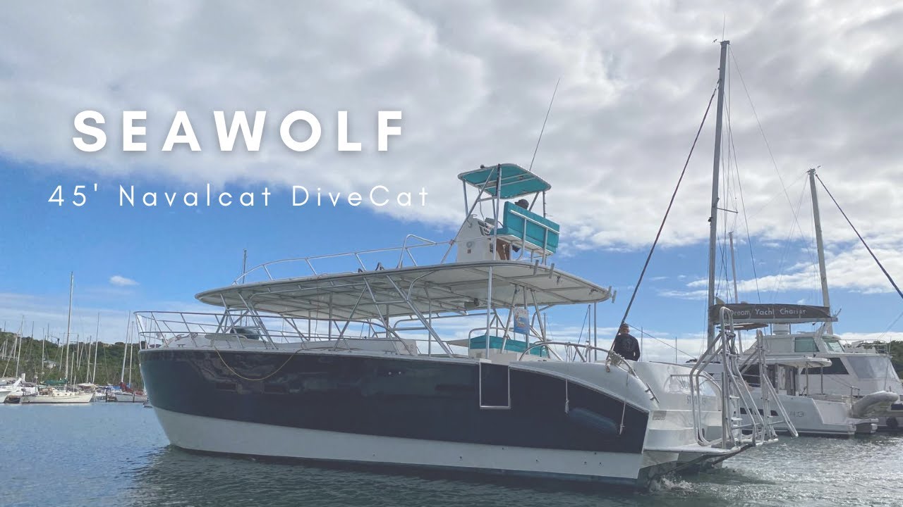 Catamaran For Sale: 2012 45' Navalcat Dive Catamaran (Seawolf) - YouTube