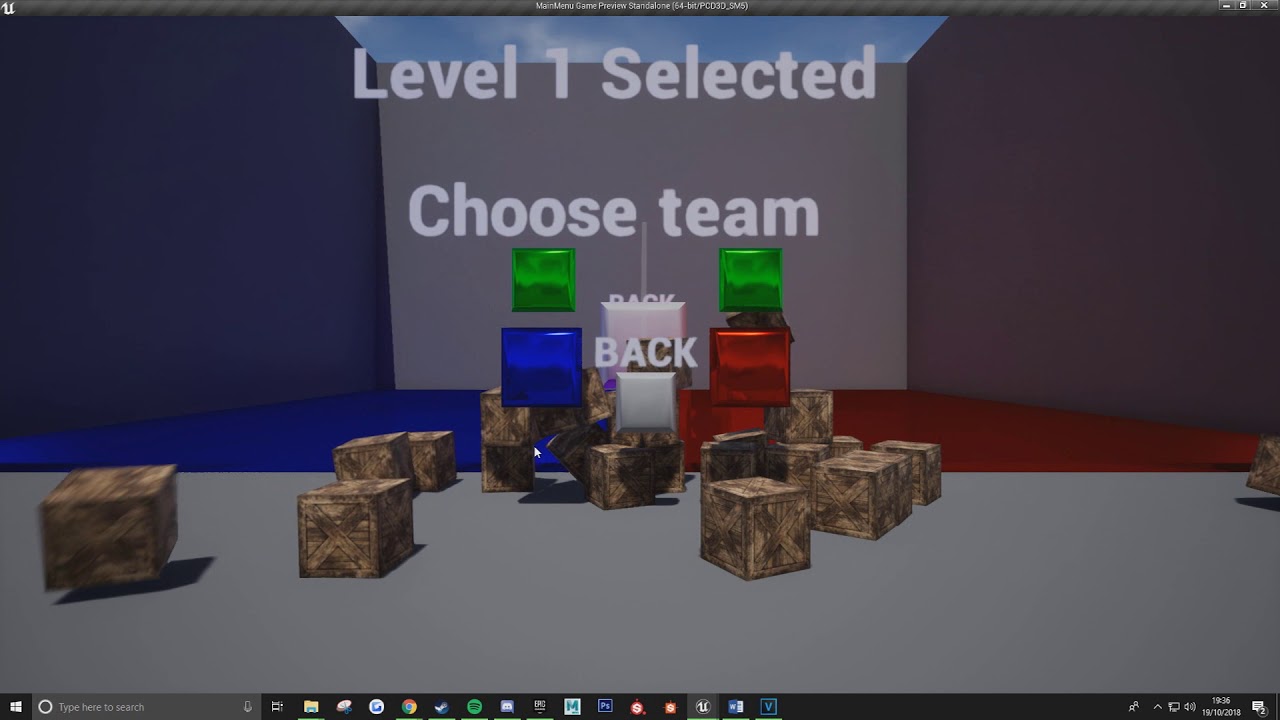 3D Main Menu (Unreal Engine 4) - YouTube