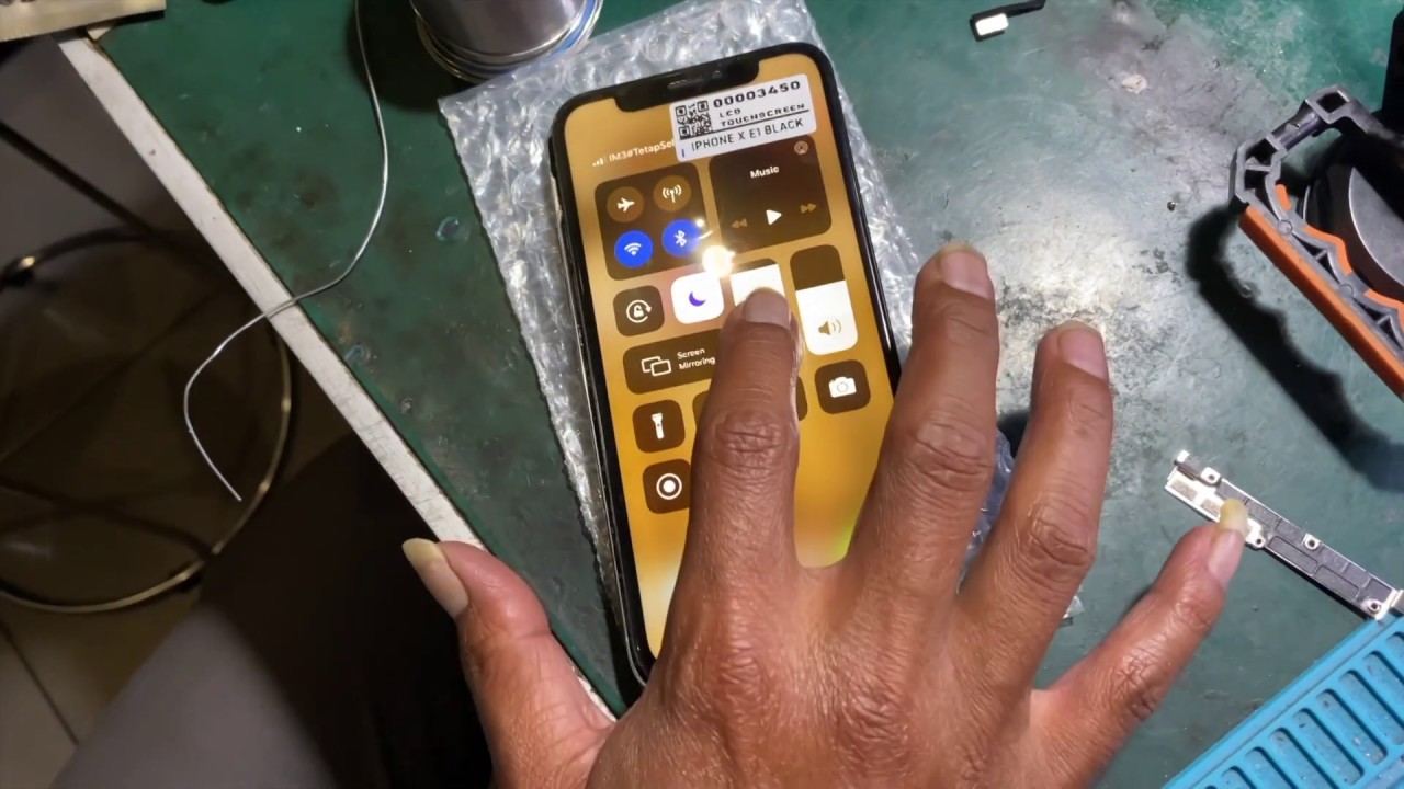 Ganti LCD dan transfer true tone iPhone X - YouTube