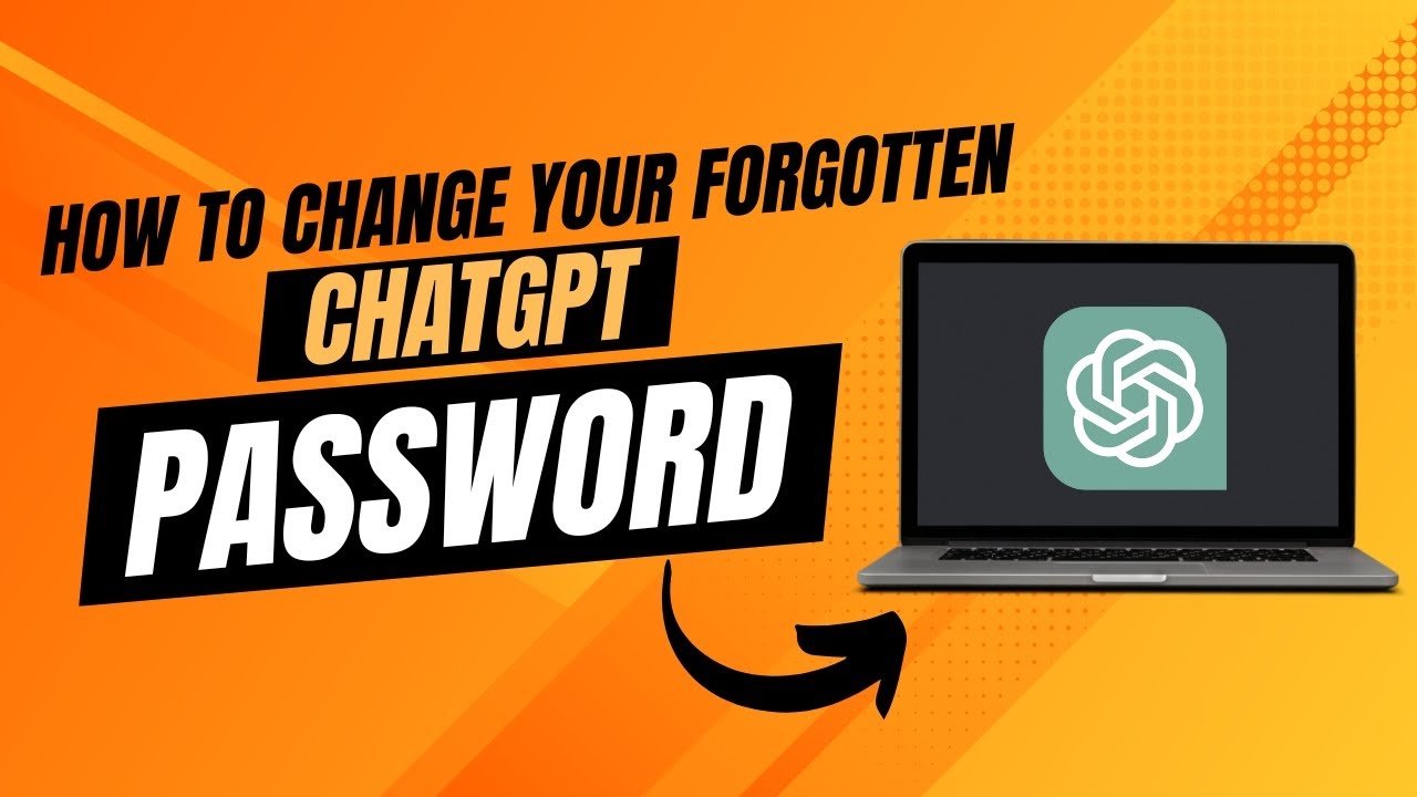 How To Reset Or Change a Forgotten ChatGpt Password. - YouTube