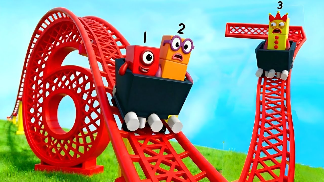 Numberblocks Play Coaster and Plunge in Roblox! - YouTube