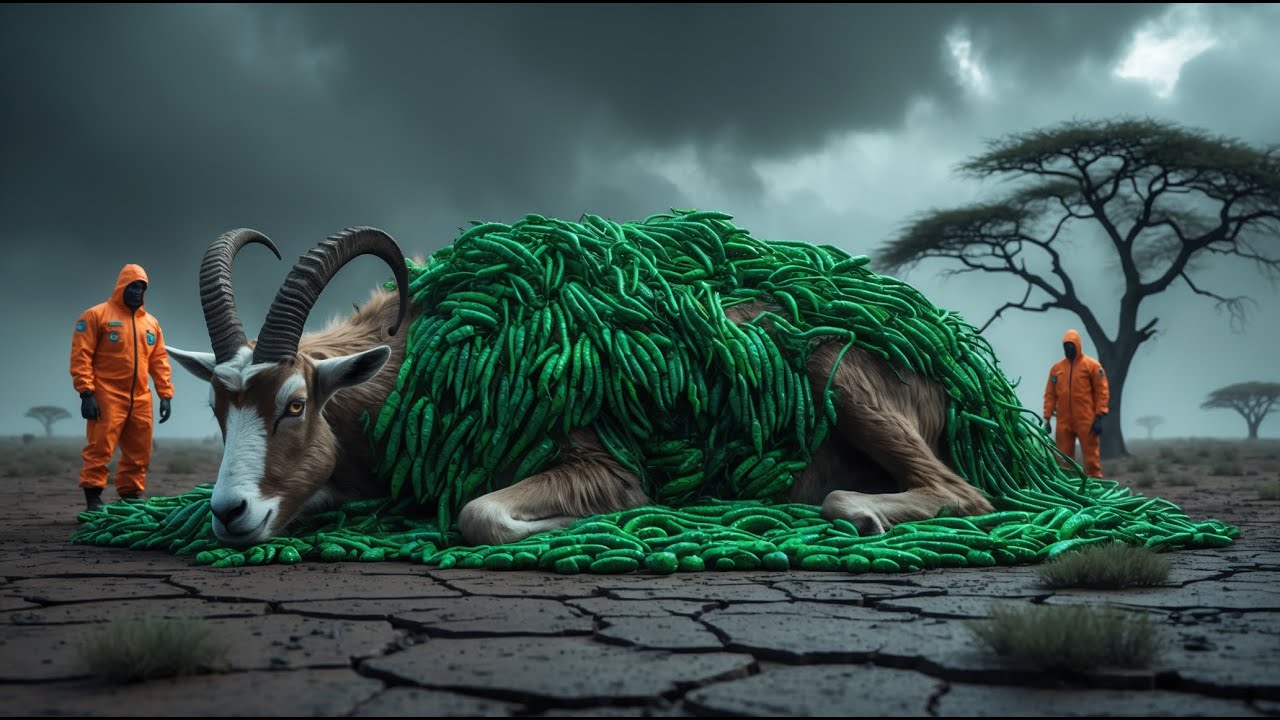 The Hidden Horror: Blue Parasites Devour the Lives of Mountain Goats ...