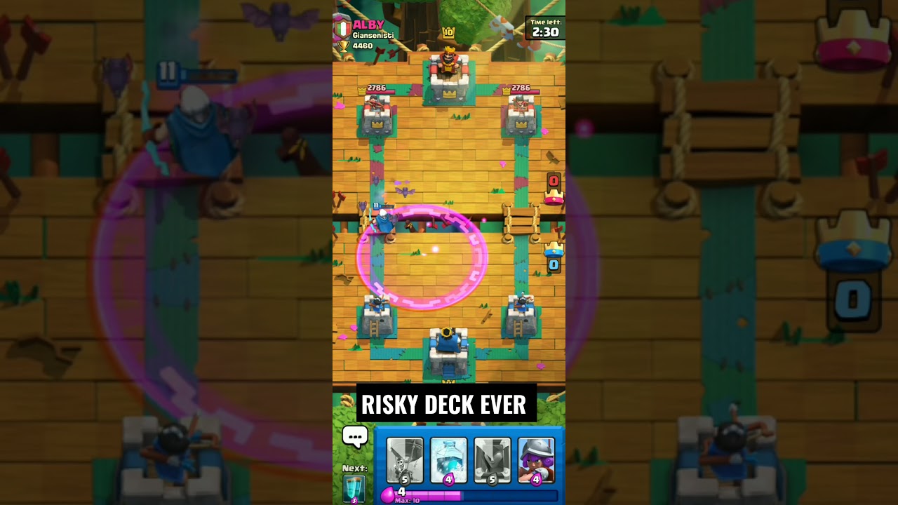 Worst deck ever 😂😂 || Clash royale || Risky but funny - YouTube