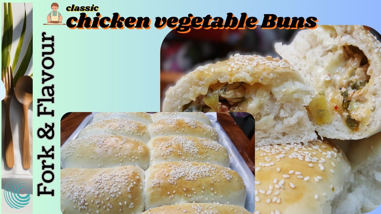 classic vegetable chicken buns @ Fork & Flavour - YouTube