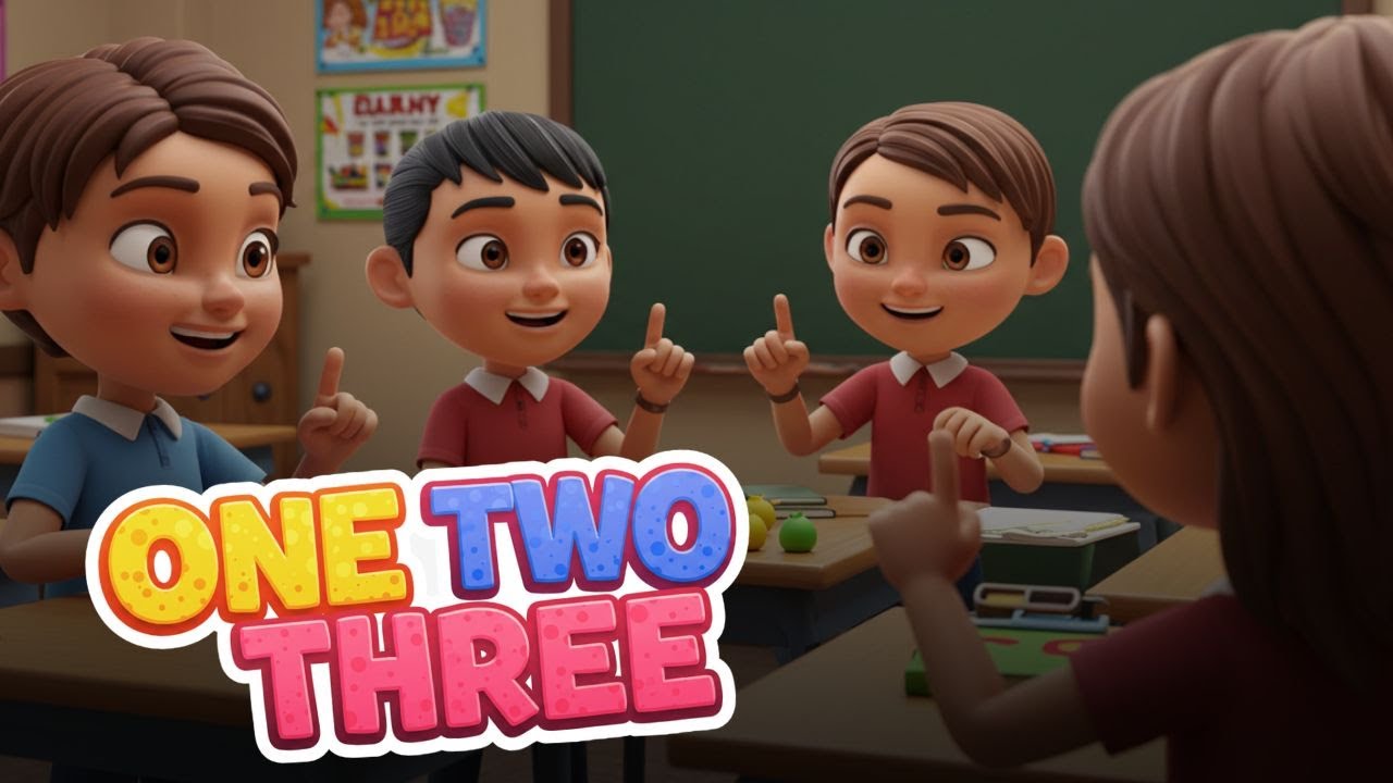 ONE TWO THREE | Favourite nursery rhymes & best kids songs - YouTube