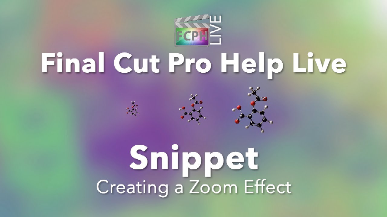 Final Cut Pro Help Live Snippet | Zoom In and Zoom Out Effects - YouTube